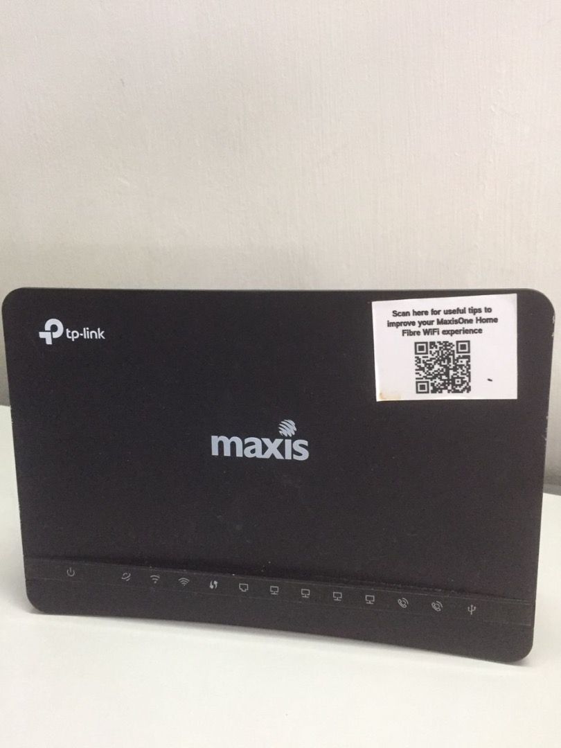Maxis Router wifi, Computers & Tech, Parts & Accessories, Networking on Carousell
