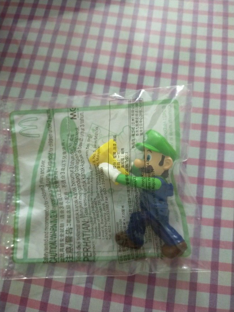 Mcd super Mario happy movie meal mcdonald's, Hobbies & Toys ...