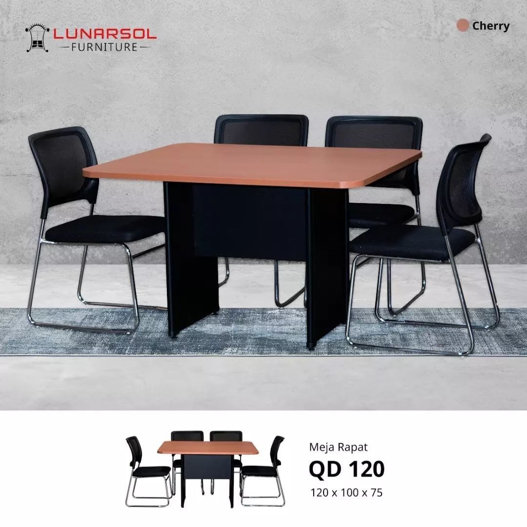 Meja Rapat LUNAR QD 120 Meja Meeting Meja Tulis Meja Kerja Meja Kantor ...