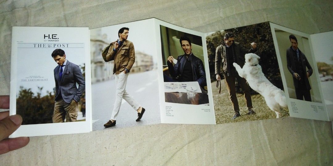 魅力写真Men fashion magazine (mango and he), Hobbies & Toys, Books ...