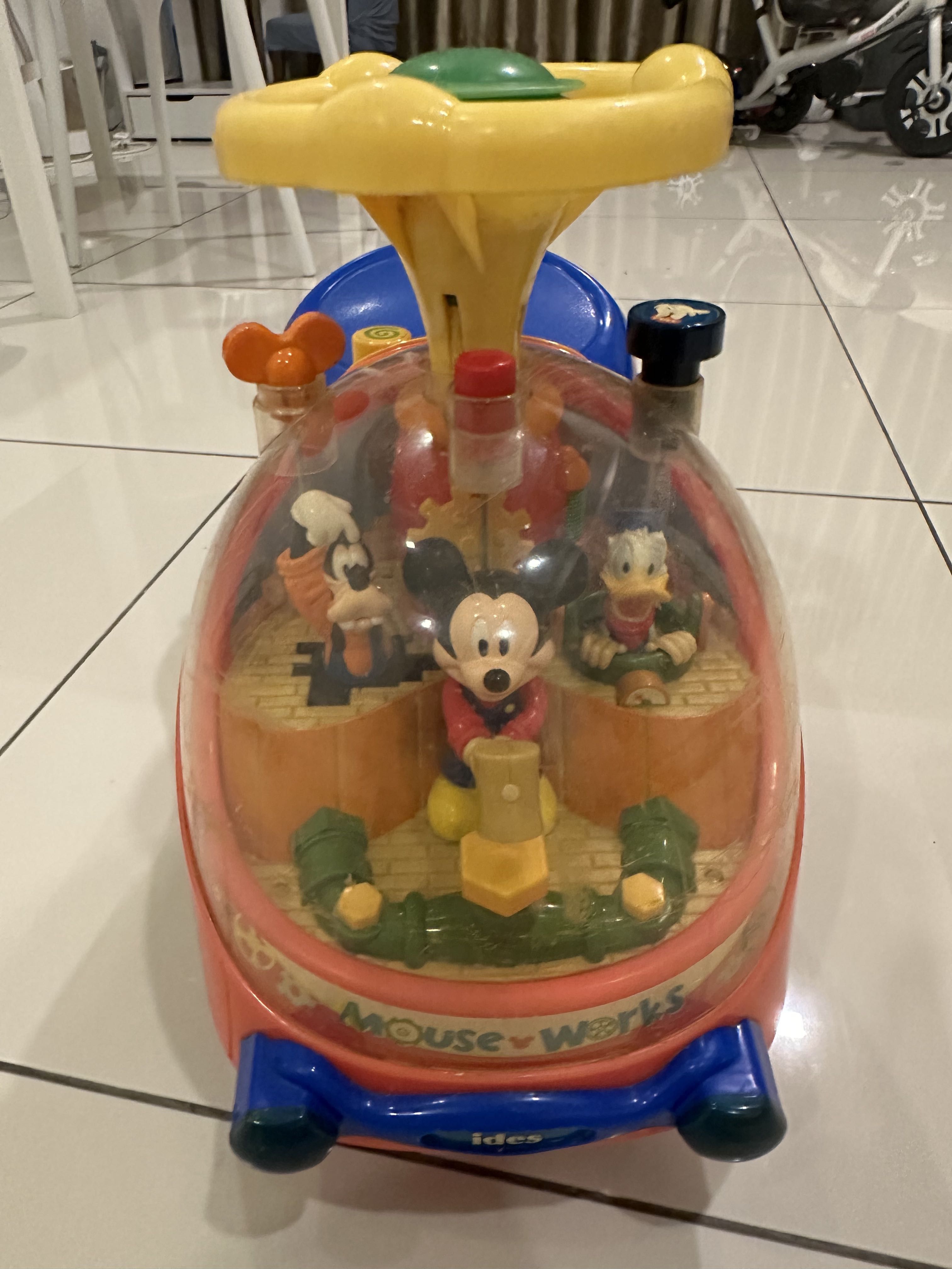 Mickey Mouse Ride On Car, Hobbies & Toys, Toys & Games on Carousell