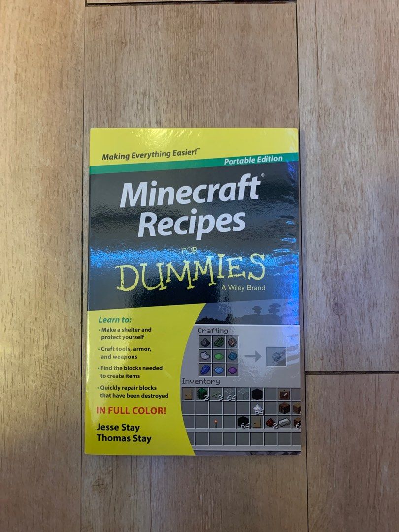Minecraft for Dummies x4 + Minecraft Strategies x1, 興趣及遊戲, 書本 & 文具, 小朋友 ...