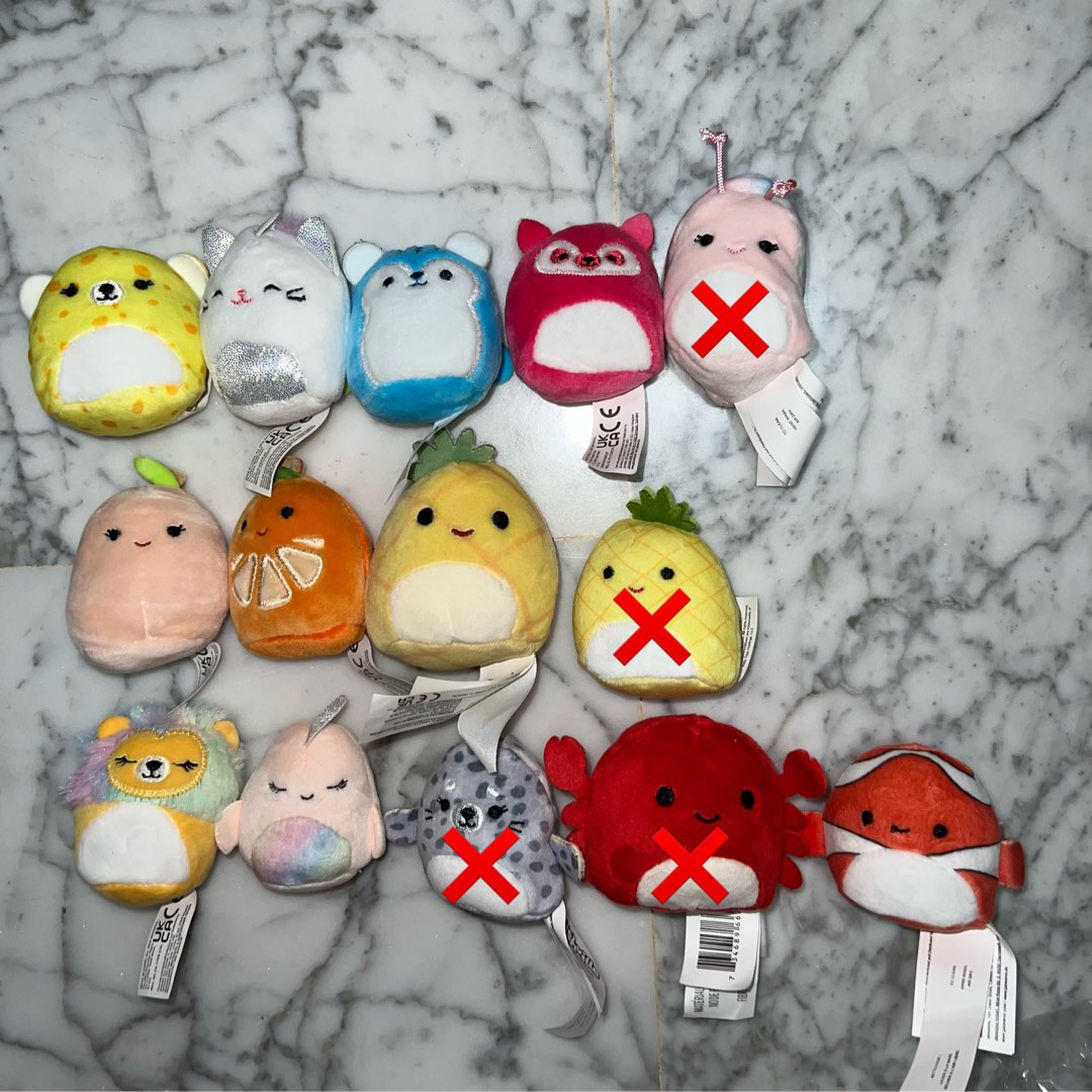 Mini Squishmallows Soft Toy Plush Toy Squishville, Hobbies & Toys, Toys ...