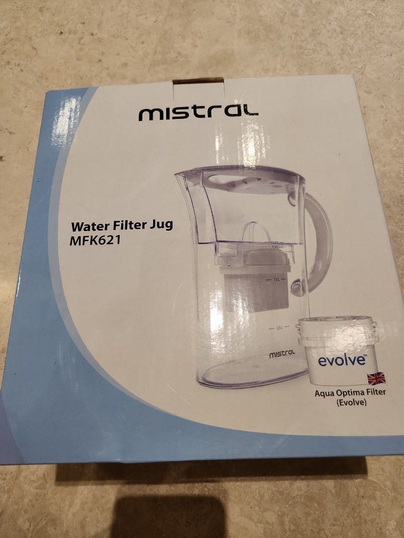 Mistral Water Filter Jug MFK621, Furniture & Home Living, Kitchenware ...