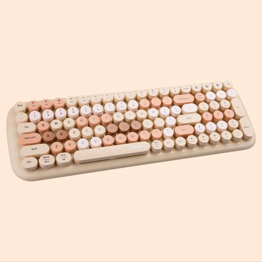 Mofii Wireless Keyboard (Bubble tea coloured), Computers & Tech, Parts ...