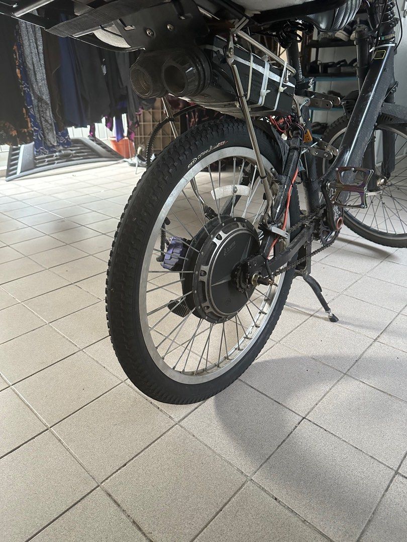 Motor zebra ebike 1k watt 60v with new tyre, Sports Equipment, PMDs, E ...