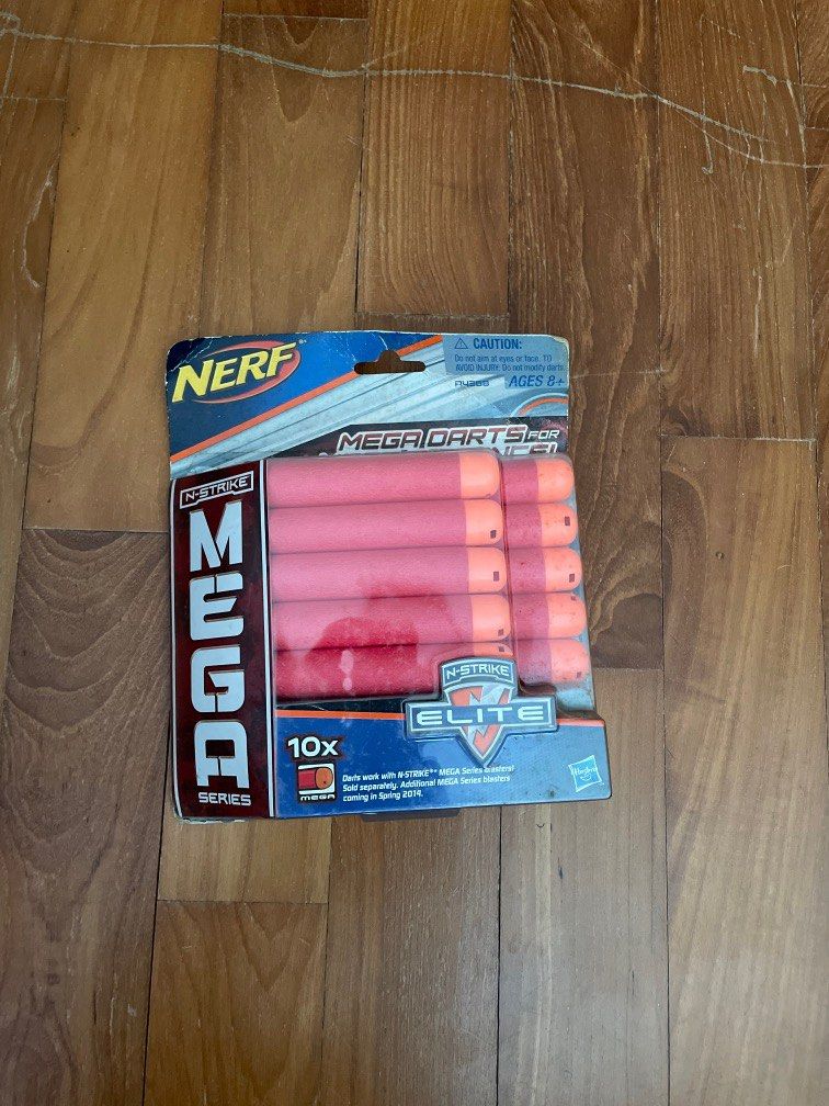 NERF MEGA DART 10 PACK, Hobbies & Toys, Toys & Games on Carousell