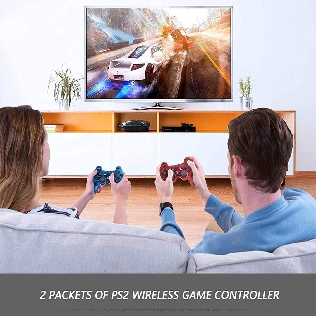 New Arrival! Wireless Controller for PS2,Built-in Dual Vibration 2.4G ...