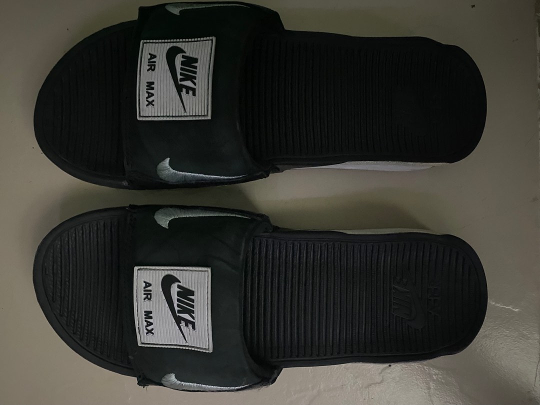 Nike Air slides, Men's Fashion, Footwear, Slippers & Slides on Carousell