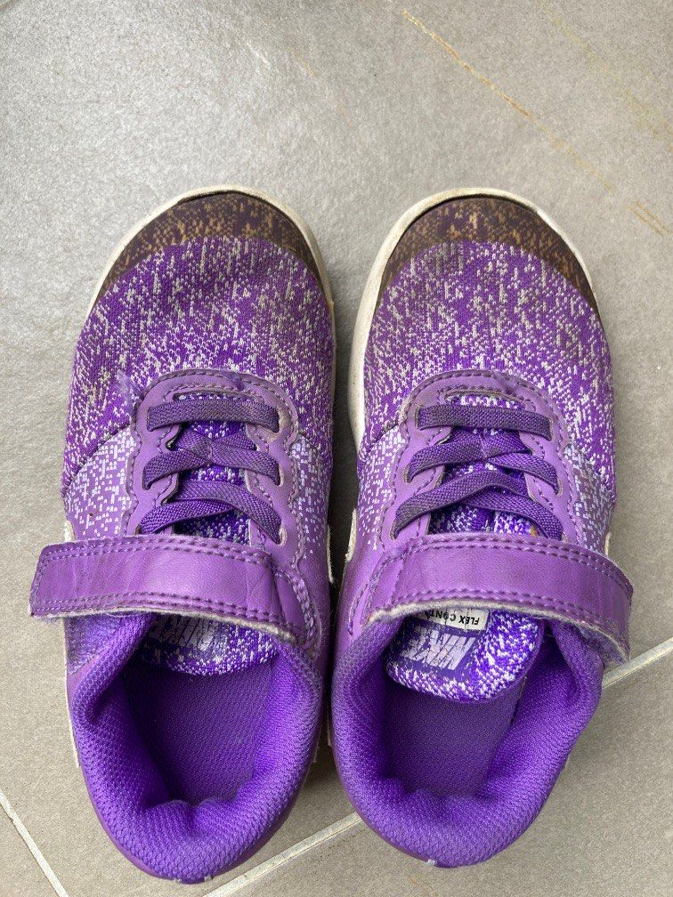 Nike purple shoe, Babies & Kids, Babies & Kids Fashion on Carousell