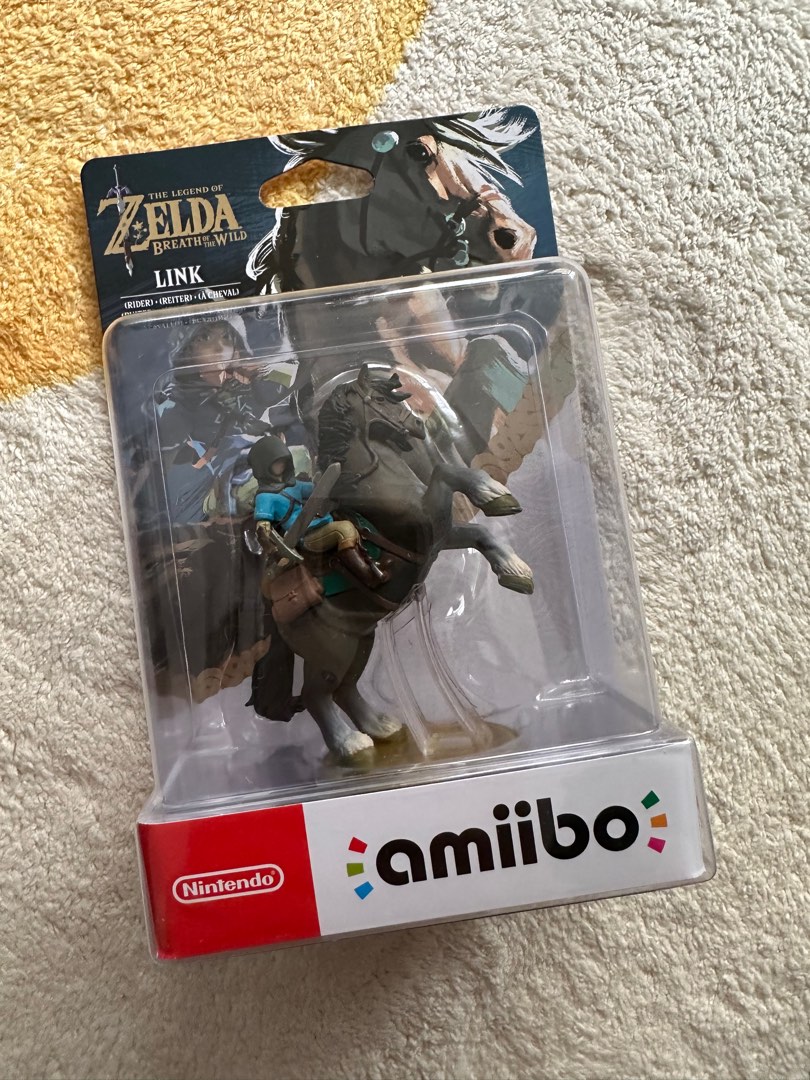 Nintendo Amiibo Switch Legend of Zelda Link Horse Epona Figure Breath ...