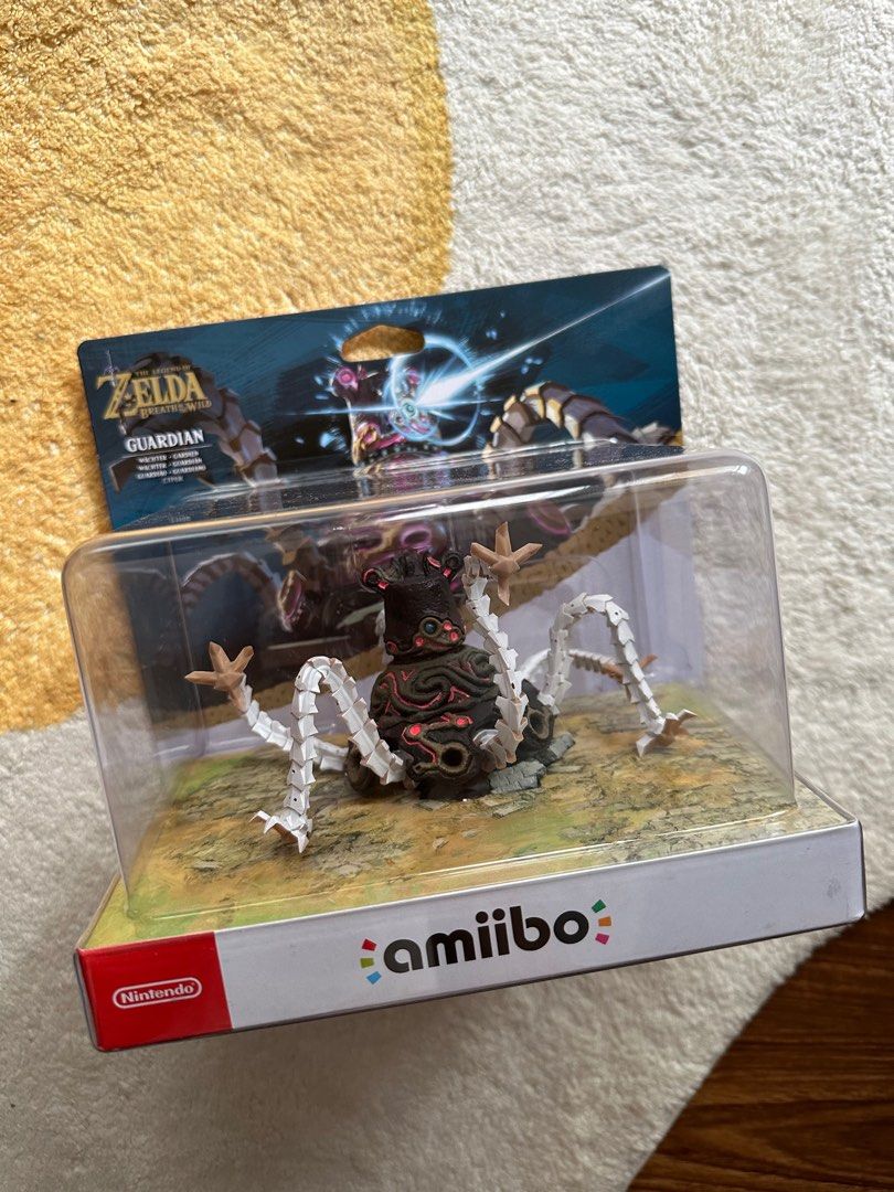 Nintendo Switch Amiibo Legend of Zelda BOTW Guardian Figure Interactive ...