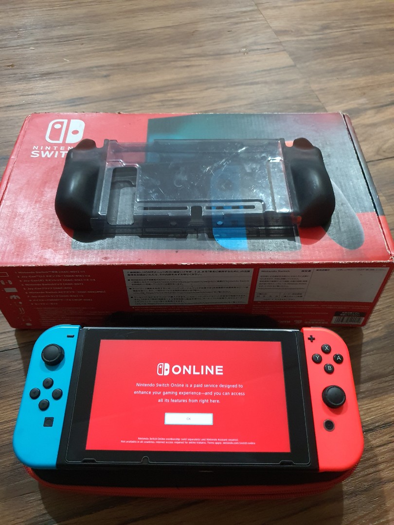 Nintendo switch V2 complete set, Video Gaming, Video Game Consoles ...