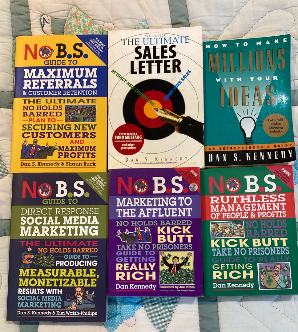 NO B.S. Marketing Books To Boost Your Sales & Profits Guaranteed! Maximum Referrals and Customer ...