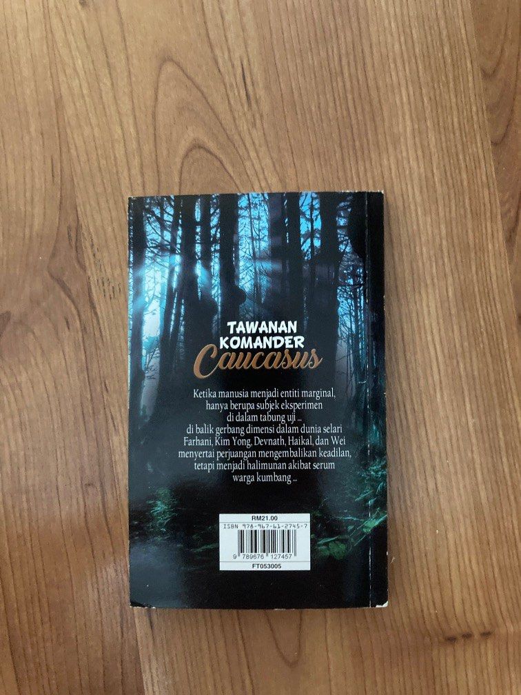 Novel Tawanan Komander Caucasus, Hobbies & Toys, Books & Magazines ...