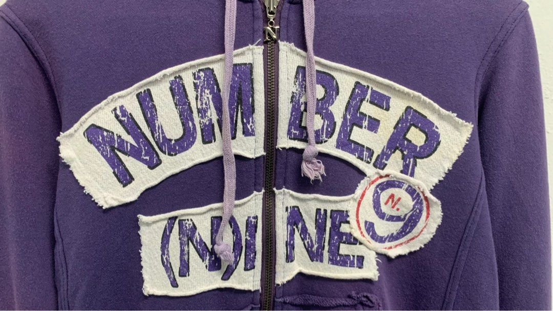 Number nine hoodie, Men's Fashion, Tops & Sets, Hoodies on Carousell