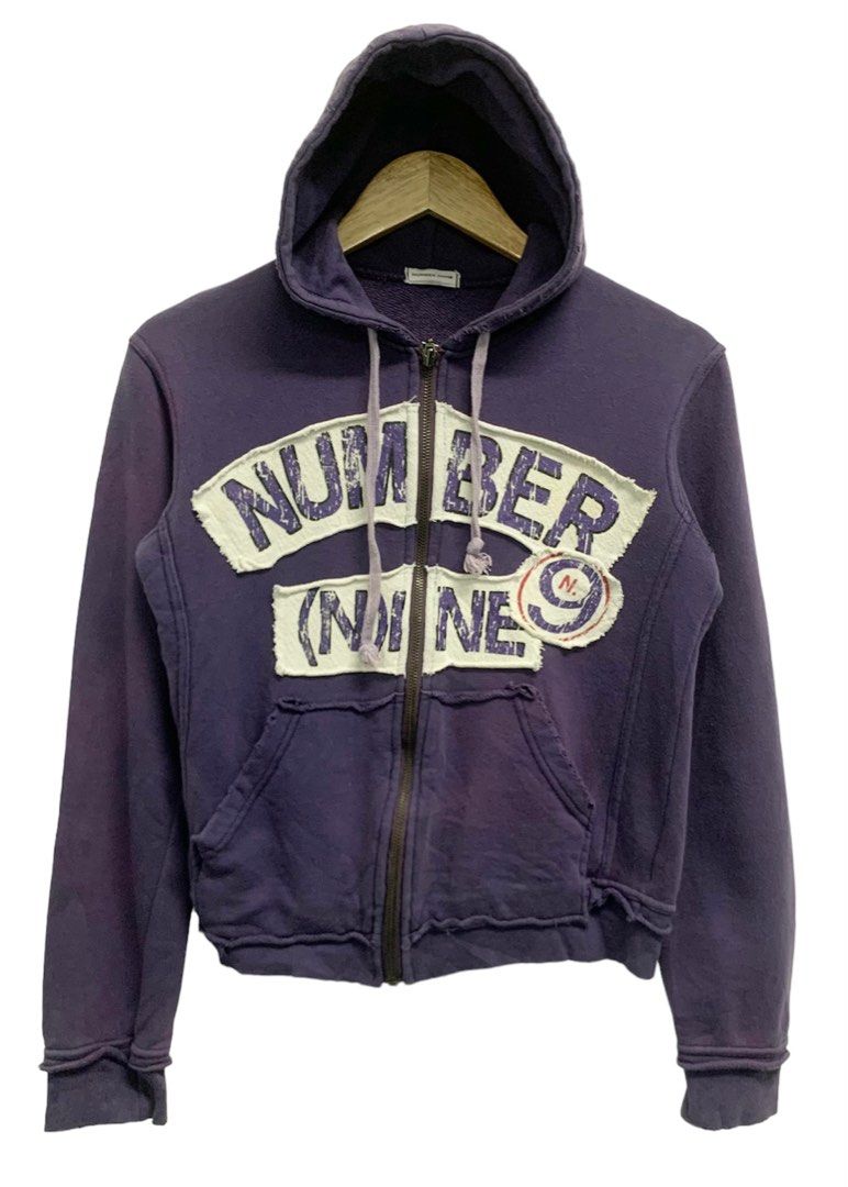 Number nine hoodie, Men's Fashion, Tops & Sets, Hoodies on Carousell