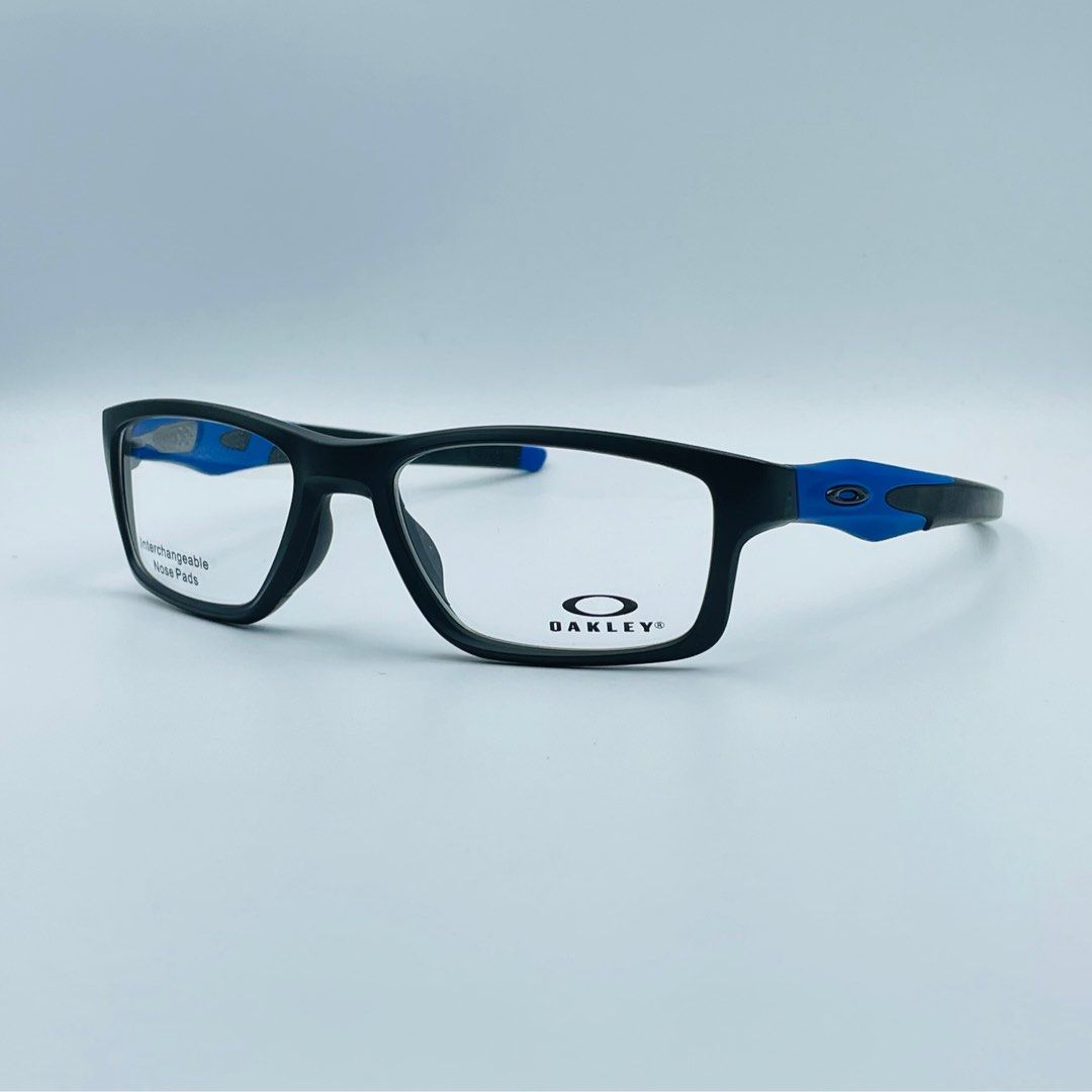 Oakley Crosslink Mnp Satin Black Blue 54 Mens Fashion Watches And Accessories Sunglasses