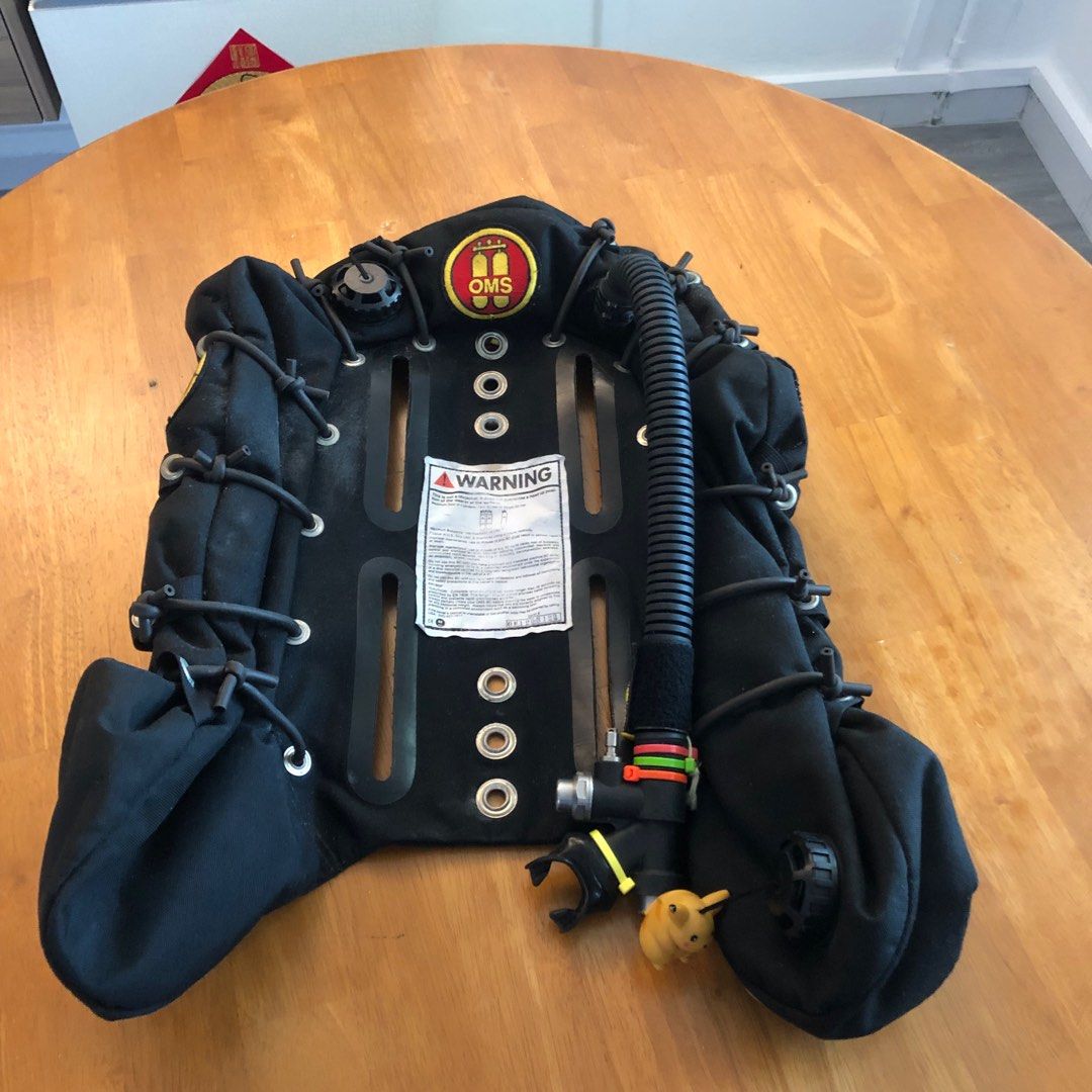 OMS wings for backplate. 45ltrs. With halcyon inflator, Sports ...