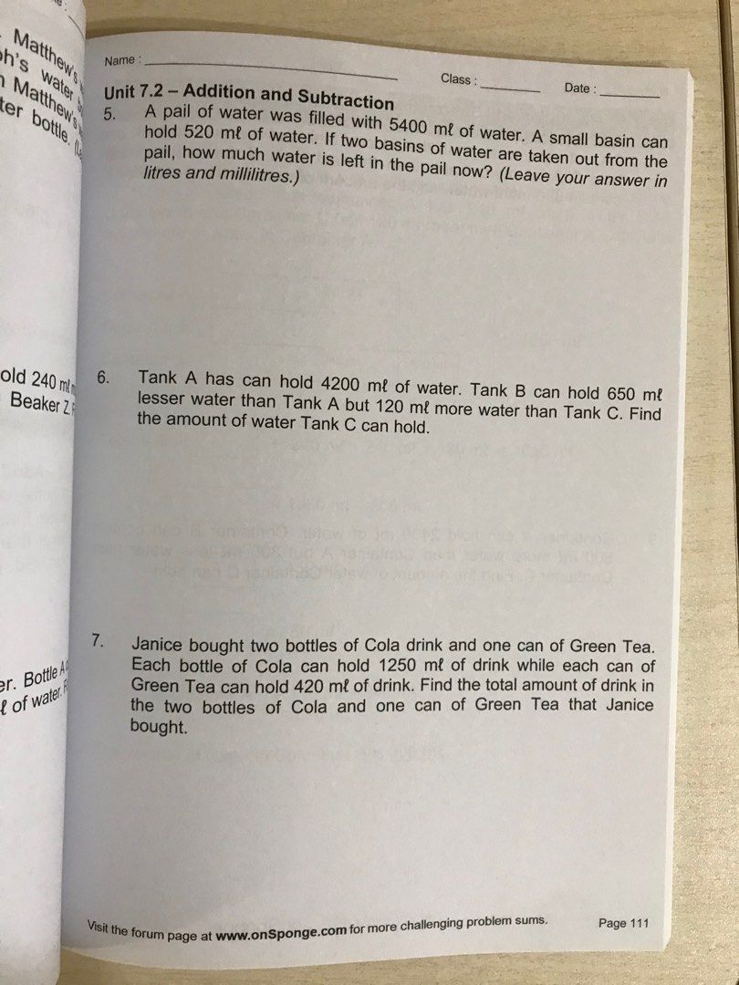 On Sponge P3 Conquer Problem Sum!, Hobbies & Toys, Books & Magazines ...