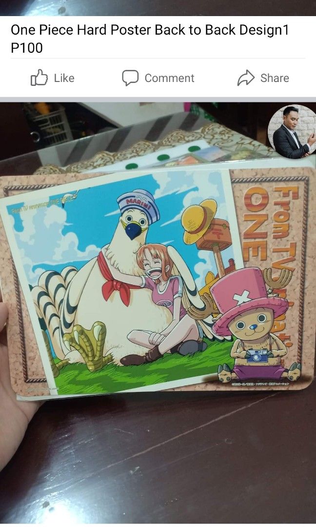One Piece Back to Back Poster Authentic, Hobbies & Toys, Toys & Games ...