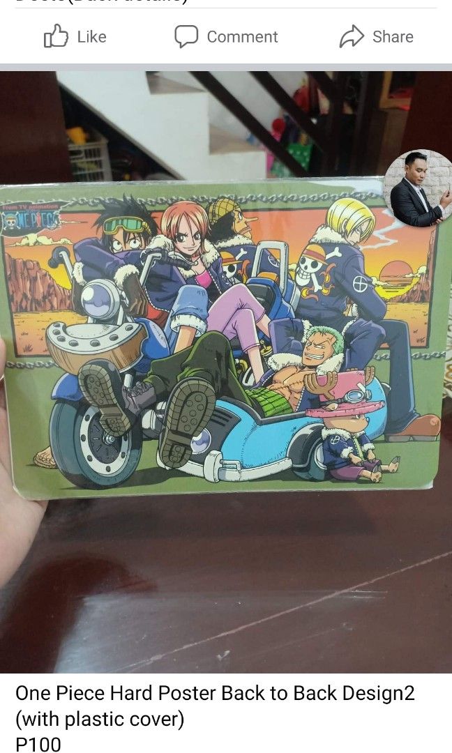 One Piece Back to Back Poster Authentic, Hobbies & Toys, Toys & Games ...