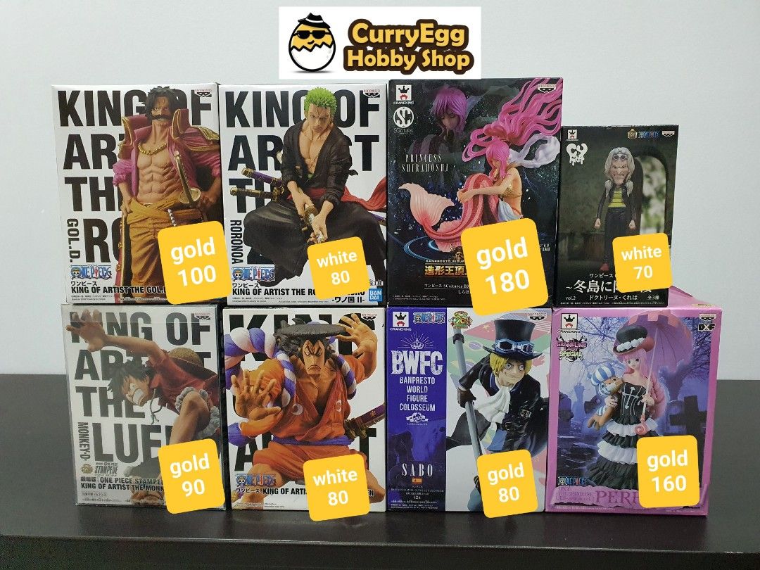 One Piece KOA King of Artist BWFC Roger Luffy Oden Zoro Sabo Perona ...