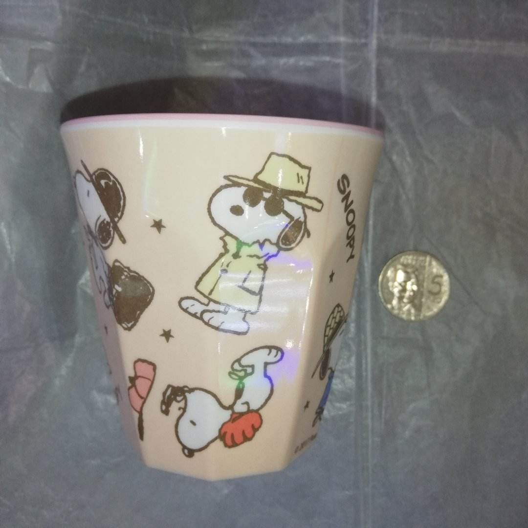 Original Peanuts Snoopy Melamine Plastic Cup, Furniture & Home Living ...