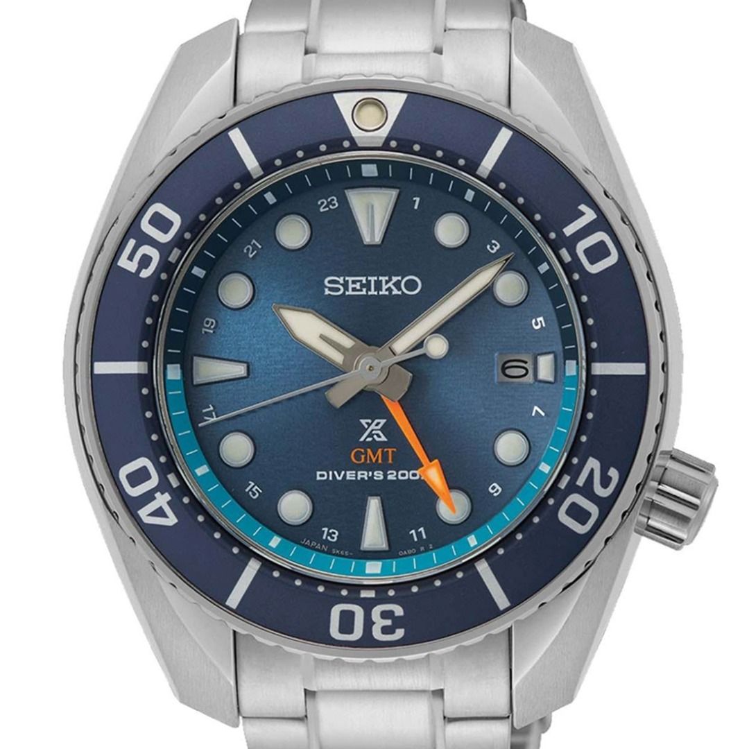 Original Seiko GMT Prospex Sumo SFK001J1 SFK001 SFK001J Blue Dial Solar ...