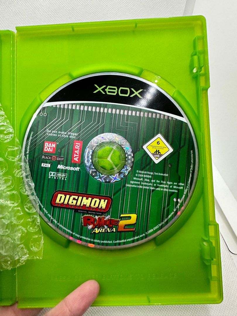 Original Xbox Digimon Rumble Arena 2 Game Disc Xbox 360, Video Gaming ...