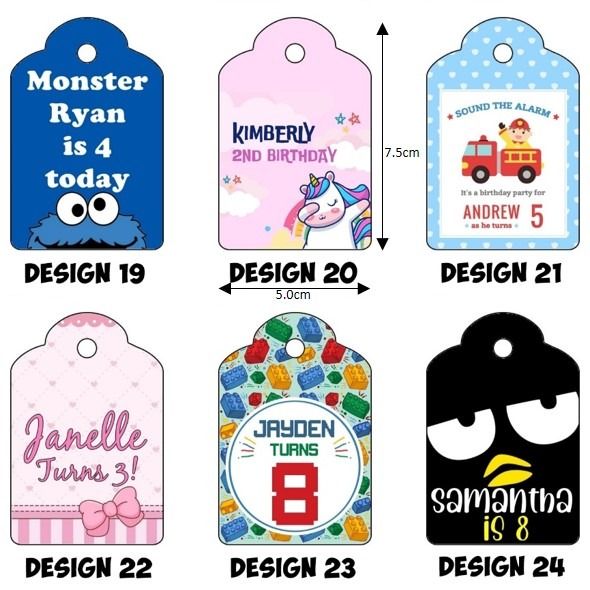 Personalised / Custom Gift Tag / Customised Gift Tag / Hang Tag For ...