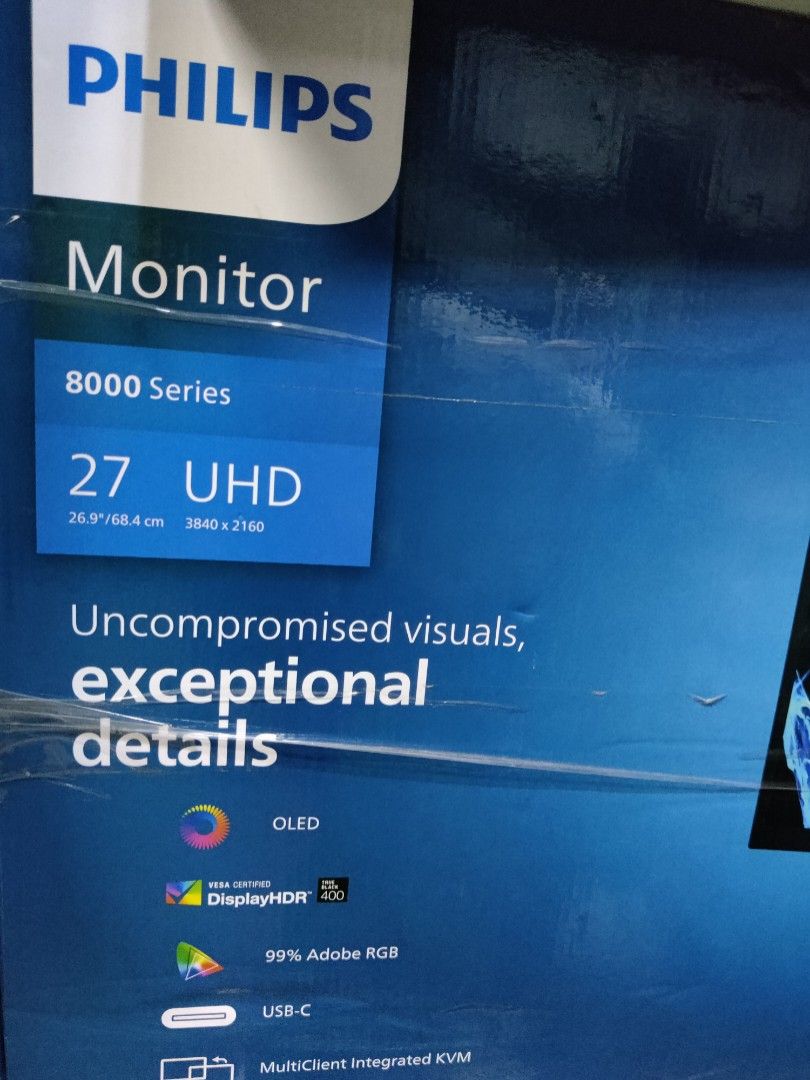 Philips 4k OLED monitor 27" brand new with receipt 48,999, Computers ...