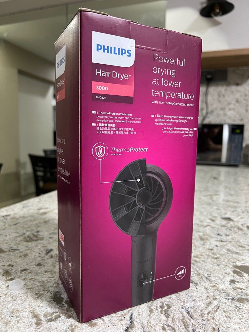 Philips BHD308 Hair Dryer Series 3000, Beauty & Personal Care, Hair on Carousell
