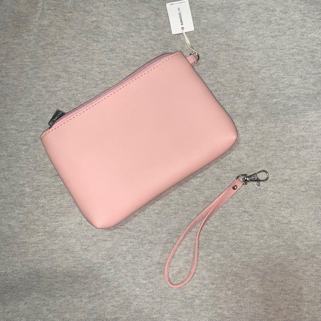 Pink Miniso Pouch, Women's Fashion, Bags & Wallets, Purses & Pouches on ...