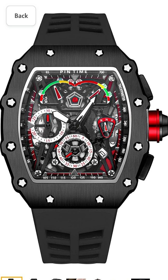 Pintime watch (Richard Mille Homage), Luxury, Watches on Carousell