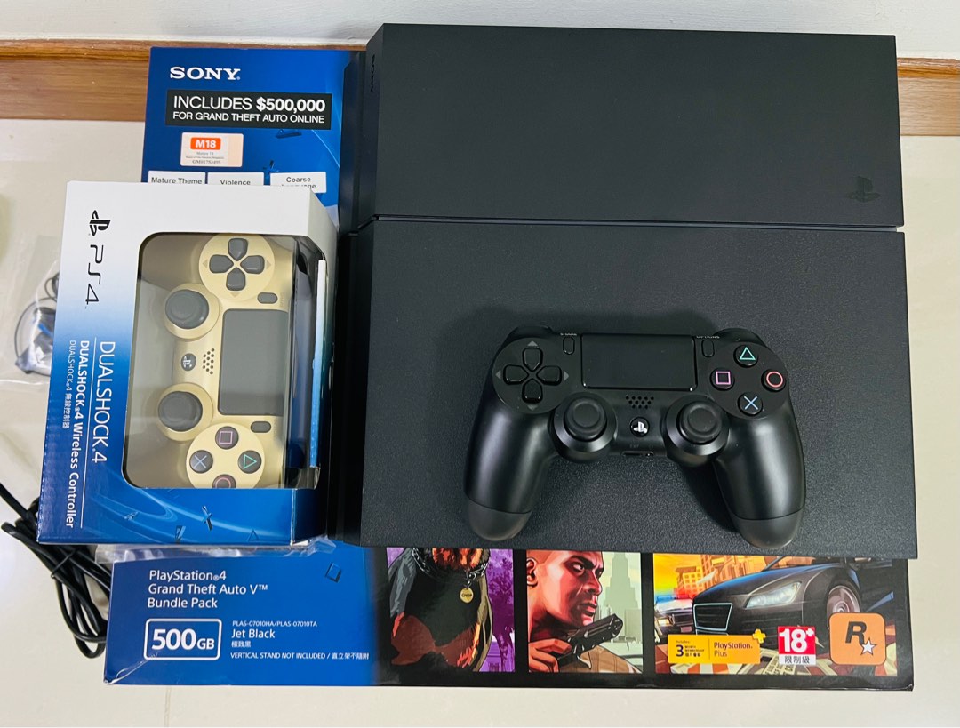 Sony PlayStation 4 Grand Theft Auto V Bundle Pack 500 GB with ...