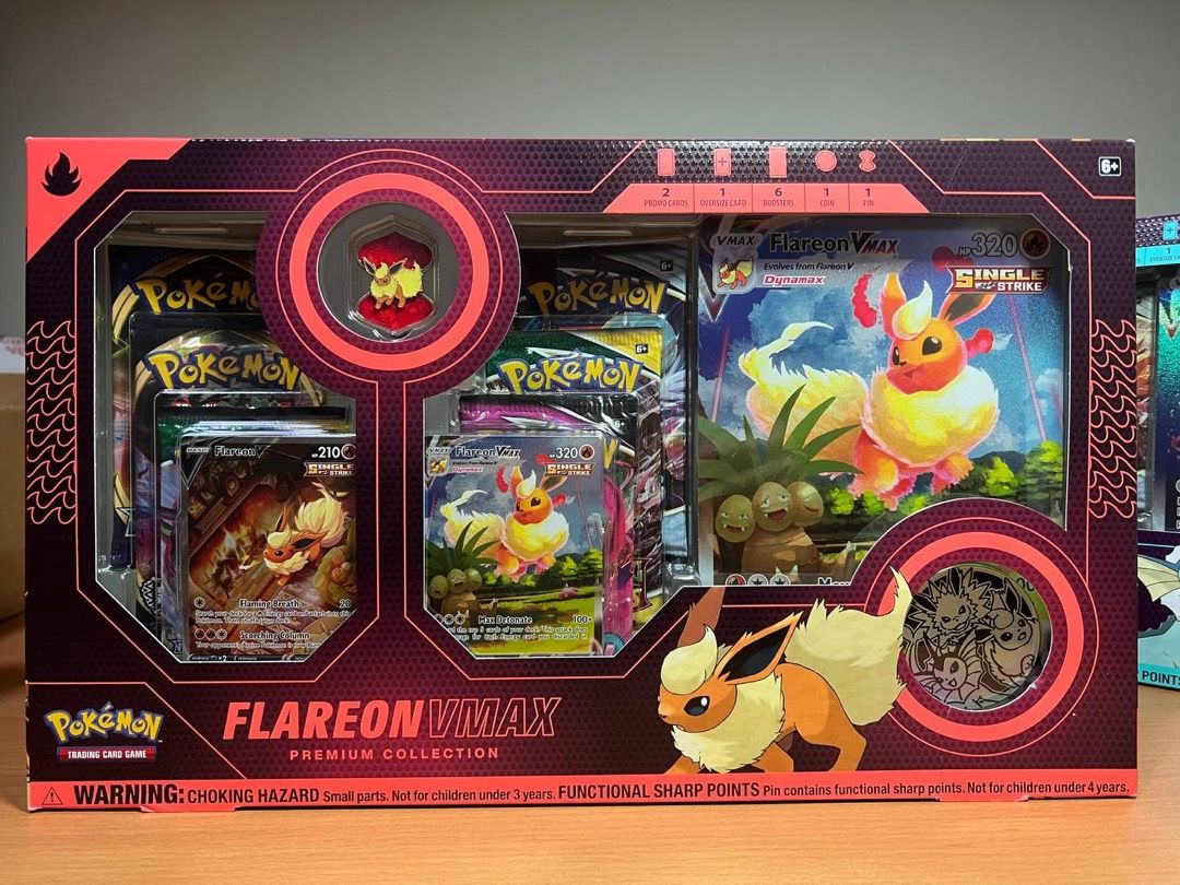 Pokemon eeveelution vaporeon flareon jolteon premium collection box ...