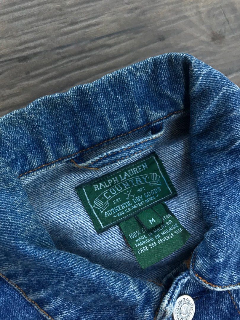 Polo Ralph Lauren Denim Jacket, Men's Fashion, Coats, Jackets and Outerwear on Carousell