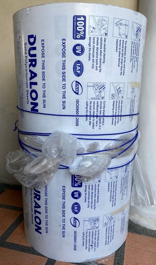 Polycarbonate Solid Sheet Roll 72 feet, Commercial & Industrial ...