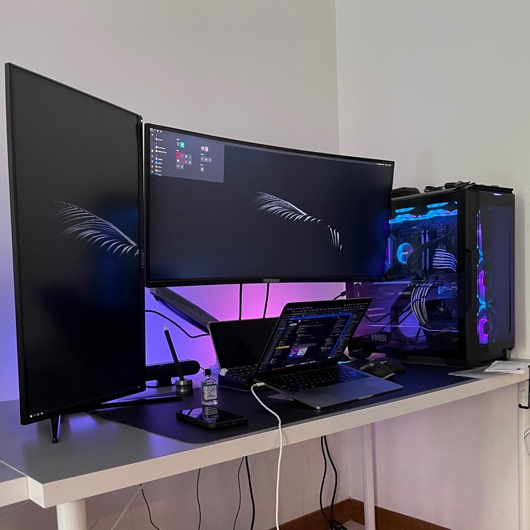 Prism X340 Ultrawide Curved Monitor, Computers & Tech, Desktops on ...