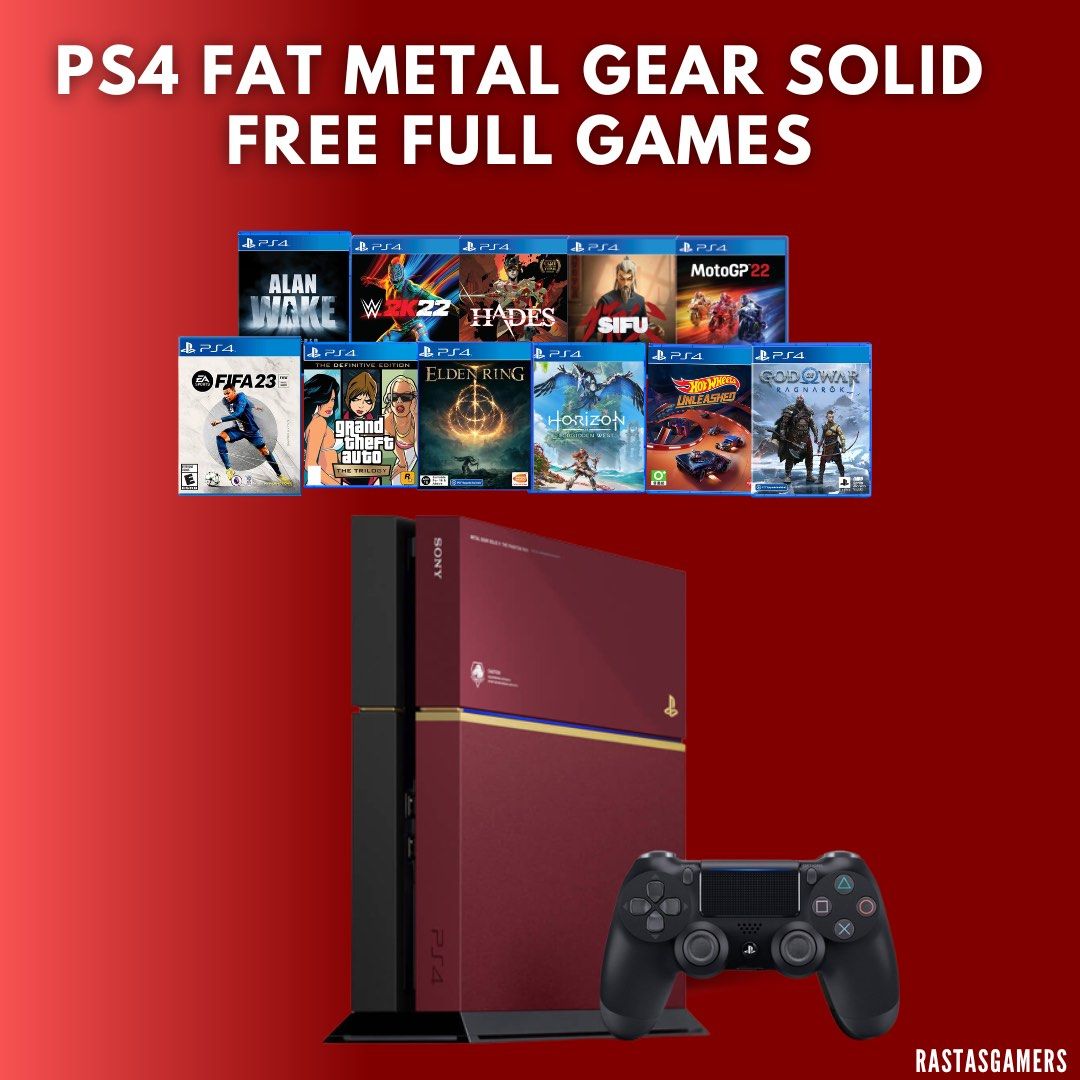 Ps4 fat metal gear solid free full games, Video Gaming, Video Game ...