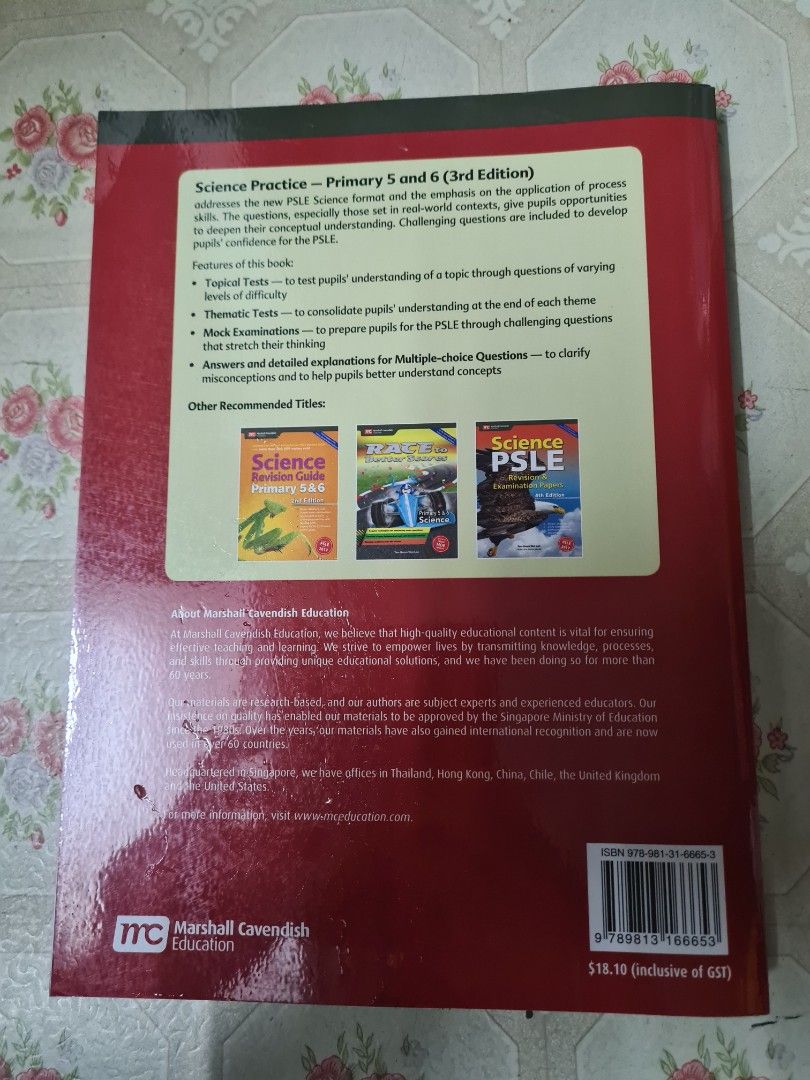 PSLE Science Practice P5&6, Hobbies & Toys, Books & Magazines ...