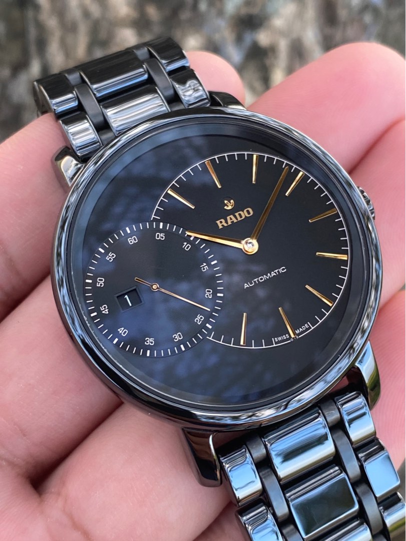 RADO DiaMaster “Plasma High-Tech Ceramic” Grande Seconde Date ...