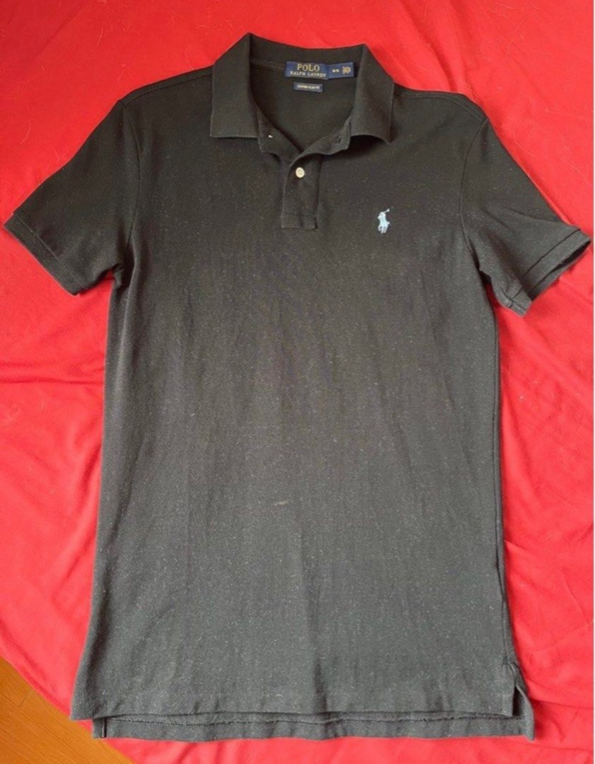 Ralph Lauren Polo Shirt - Black, Men's Fashion, Tops & Sets, Tshirts & Polo Shirts on Carousell