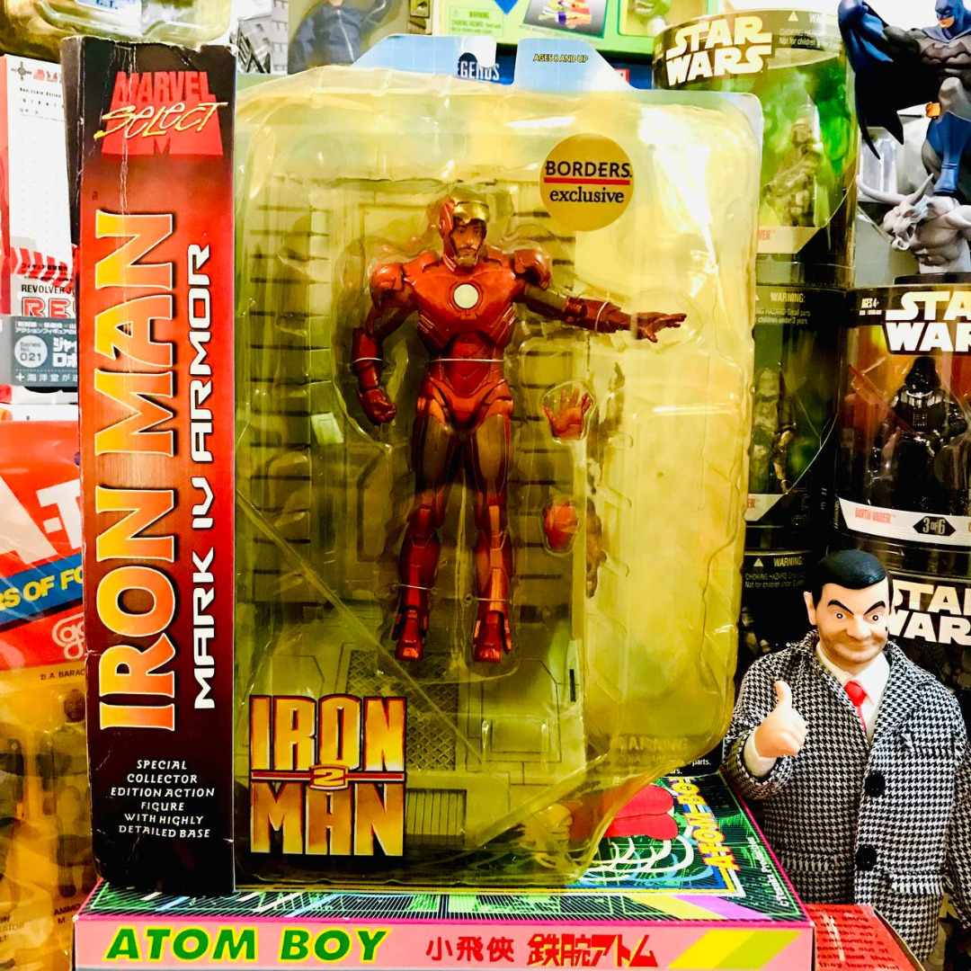 RARE !!! DIAMOND SELECT TOYS MARVEL SELECT - IRON MAN MARK IV ARMOR ...