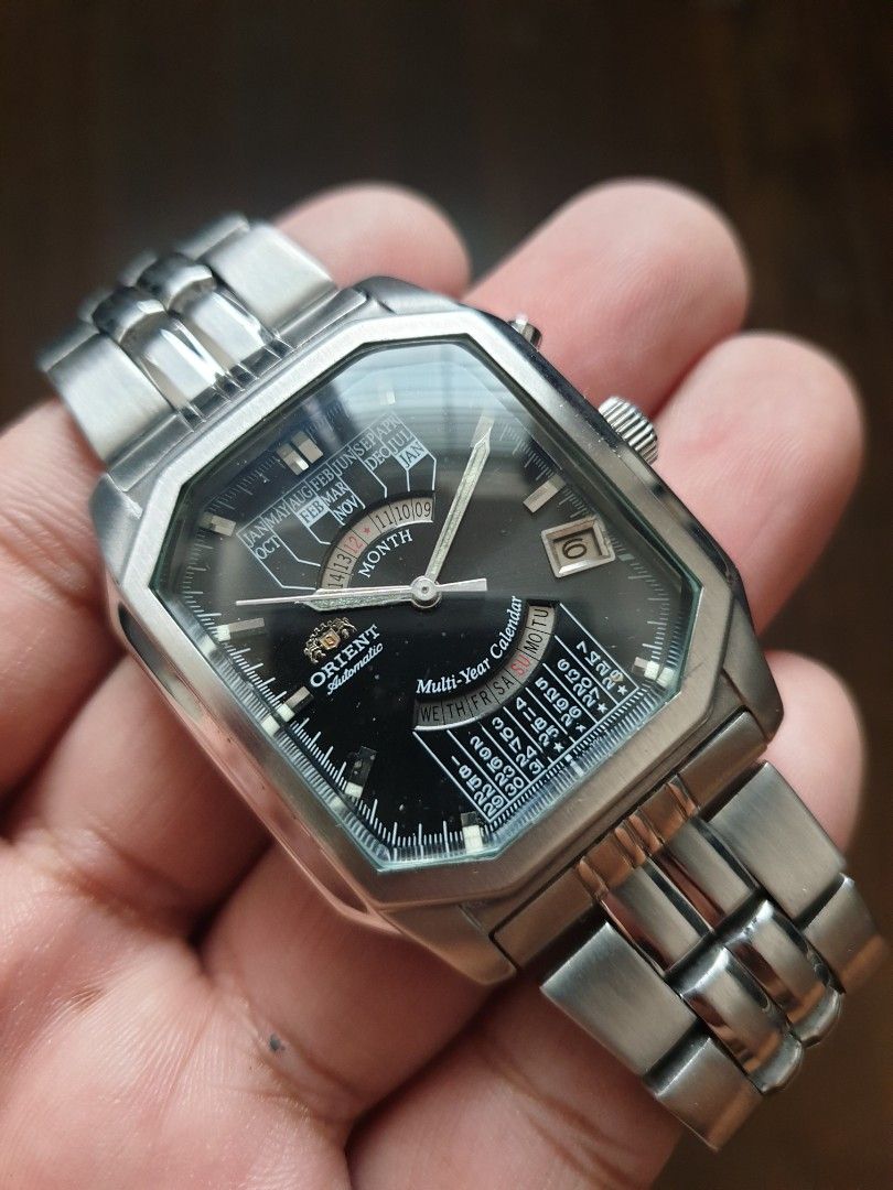 Rare orient multi year calendar tank, Men's Fashion, Watches ...