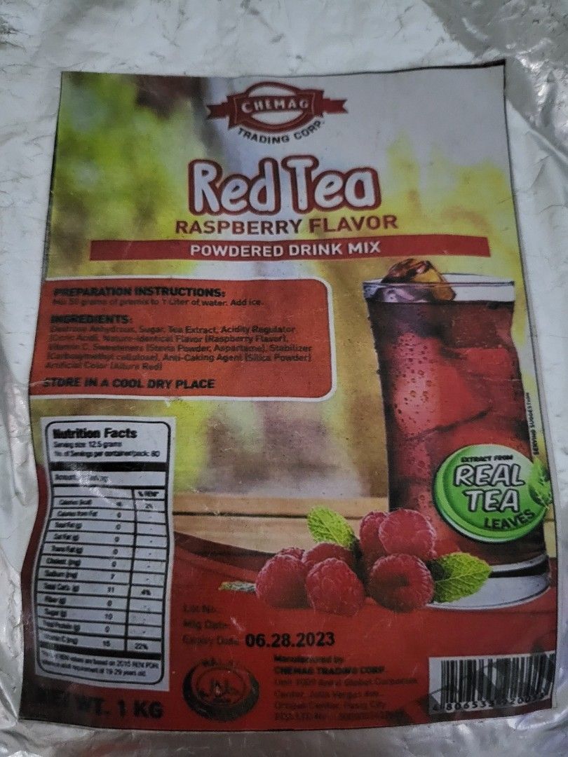 Red Tea 1 kg Raspberry Flavor Take all 200 2 Pack, Food & Drinks, Other ...