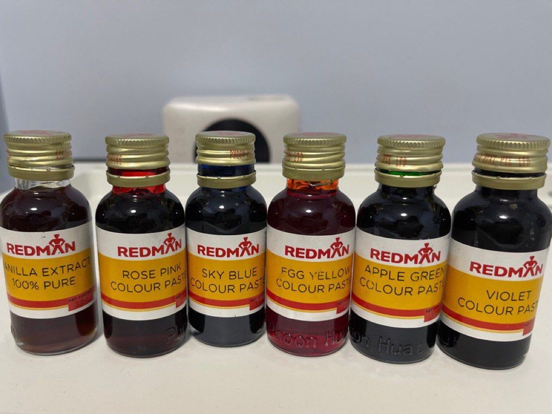 REDMAN COLOUR PASTE, Food & Drinks, Homemade Bakes on Carousell