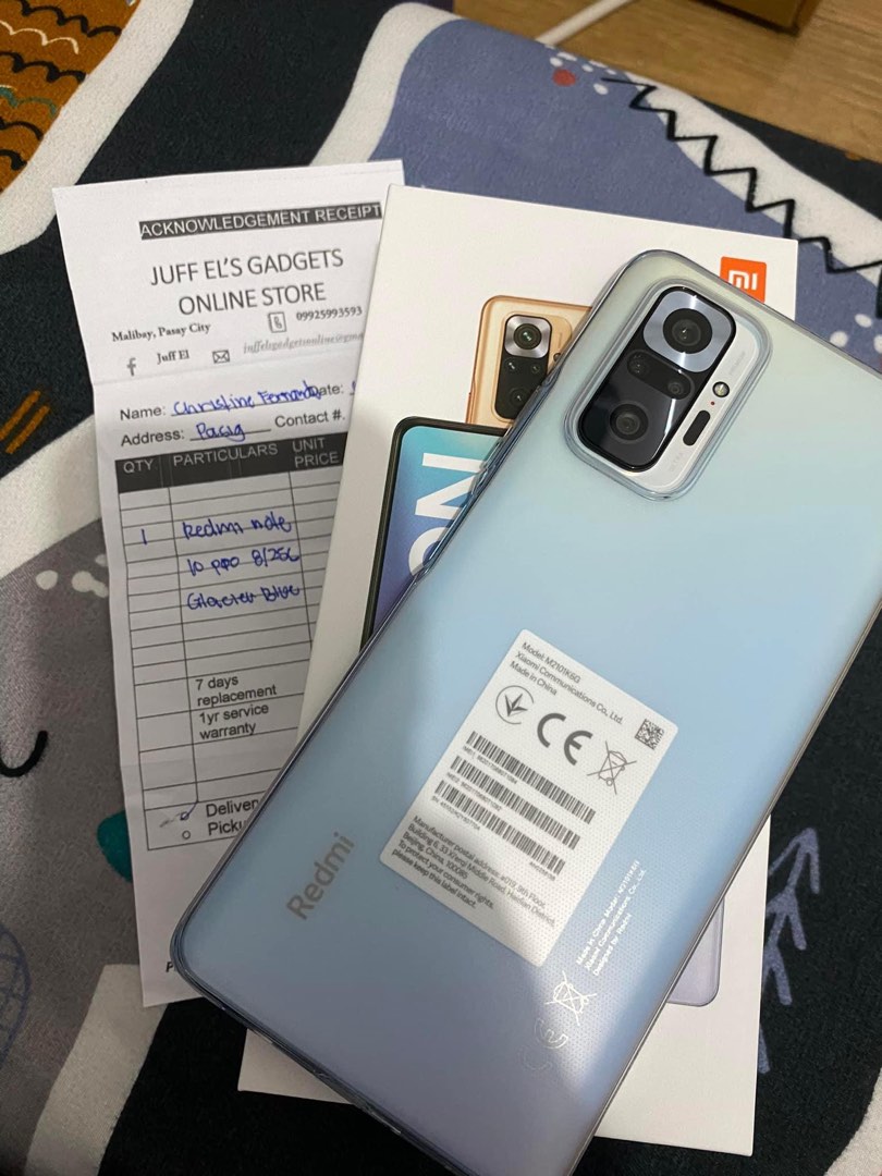 Redmi Note 10 Pro 8/256 Glacier Blue, Mobile Phones & Gadgets, Mobile ...