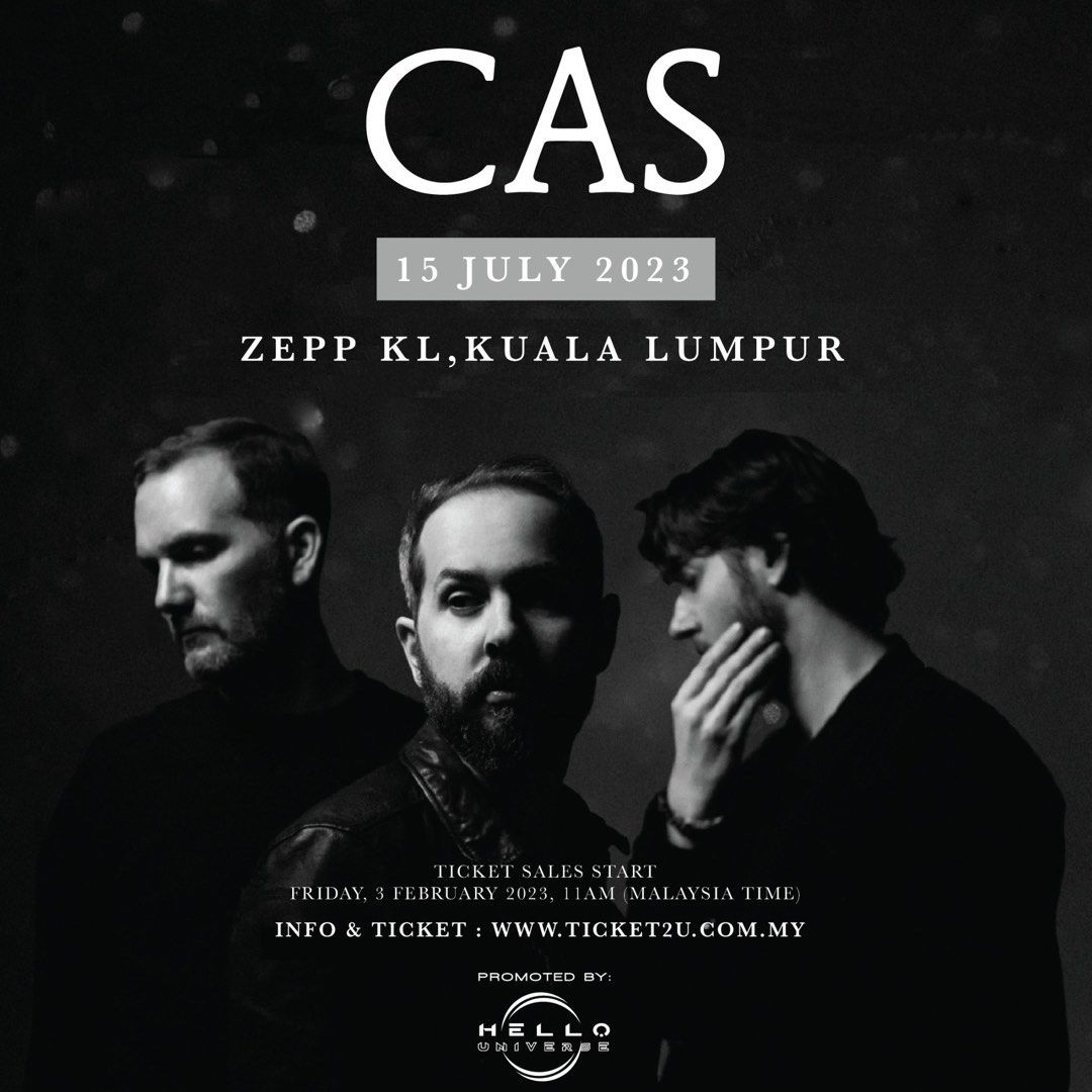 [relist] Cigarettes After Sex Cas Live In Kl Vip Ticket X 1 Tickets